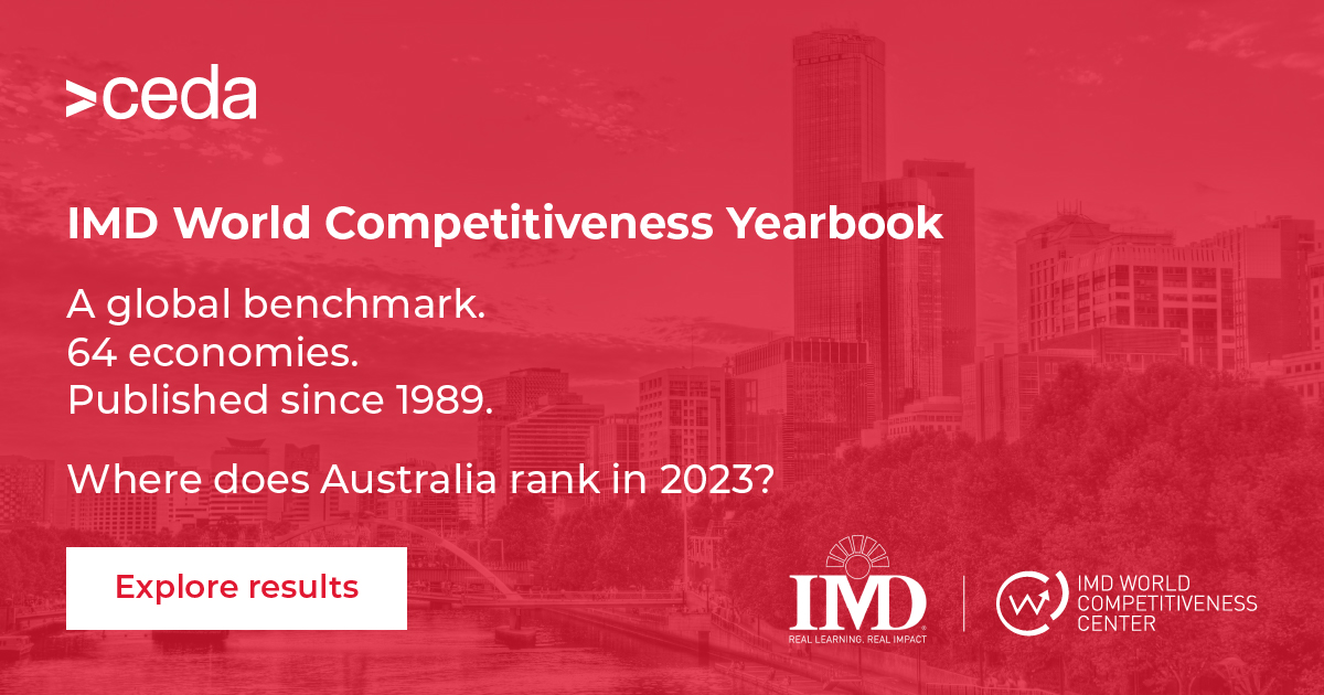 CEDA - IMD world competitiveness yearbook 2023